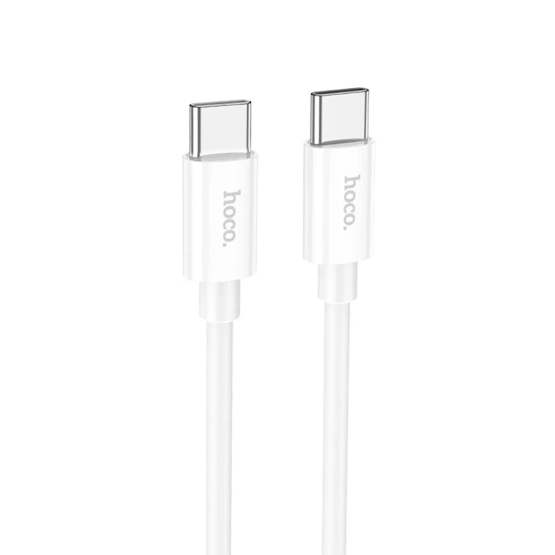 كابل شحن X87 Magic Silicone 60W تايب C إلى C - أبيض