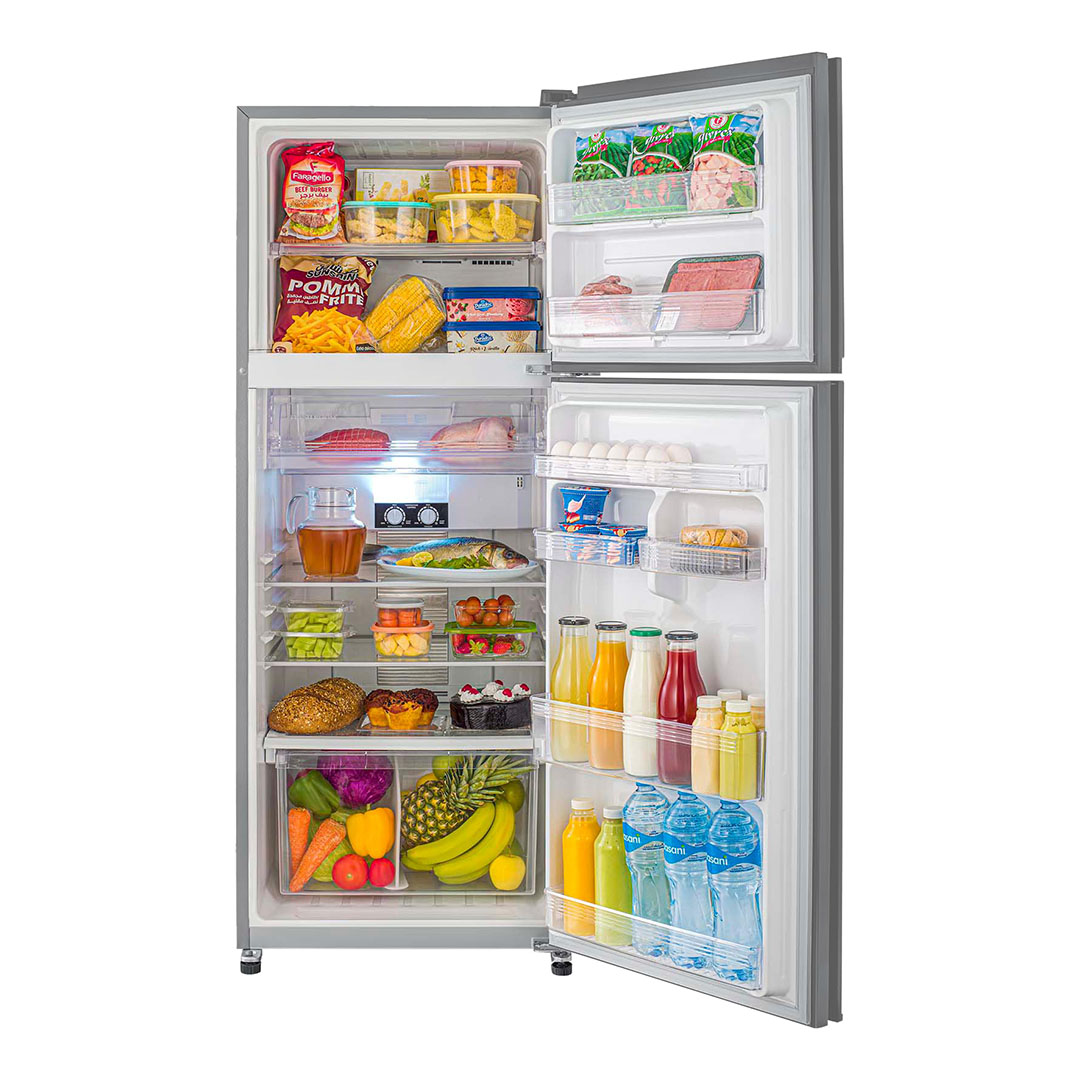 ثلاجة تورنيدو نو فروست 386 لتر فضي RF-480T-ST